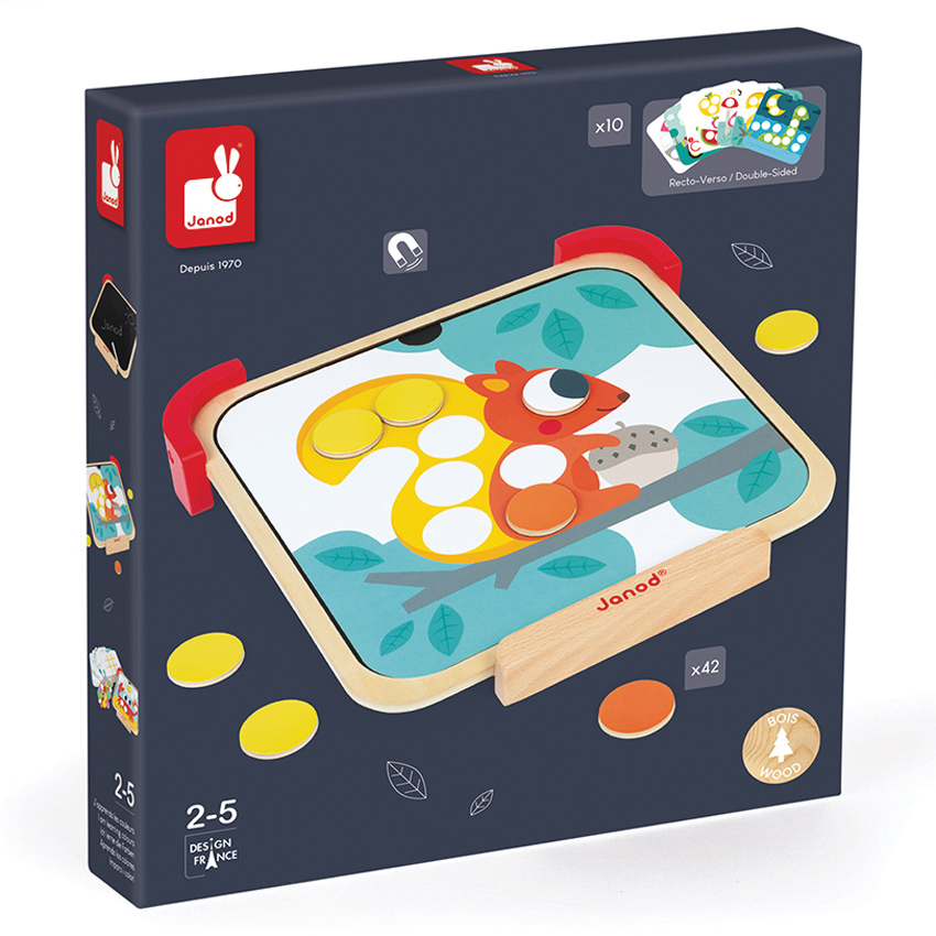 Janod Reversible Learning Magnetic Colours – Bub Stuff Australia