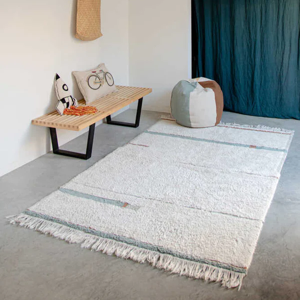 Lorena Canals Washable Rug Lanes Vintage Blue – Bub Stuff Australia