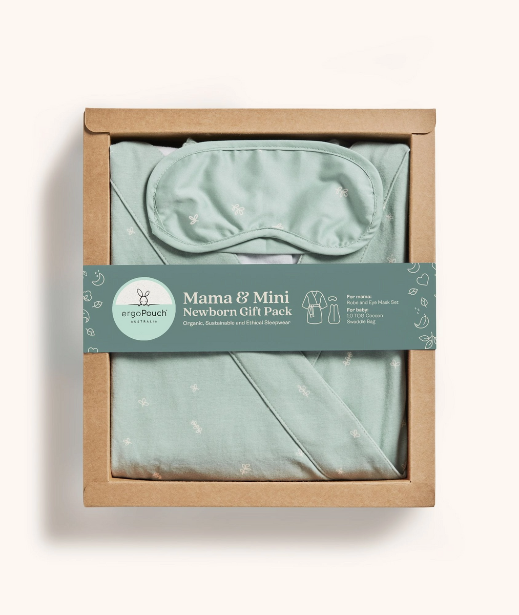 ergoPouch Mama & Mini Newborn Gift Pack - Sage – Bub Stuff Australia